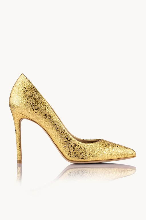 NAKA Ženske cipele Gold Rush zlatne boje