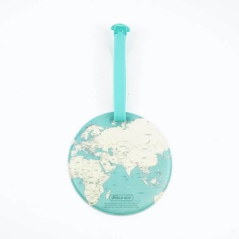 SHOPITO Tag za kofer Mapa sveta mint