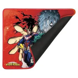 KONIX Podloga za miša My Hero Academia Deku All Might & Tomura Shigaraki crvena