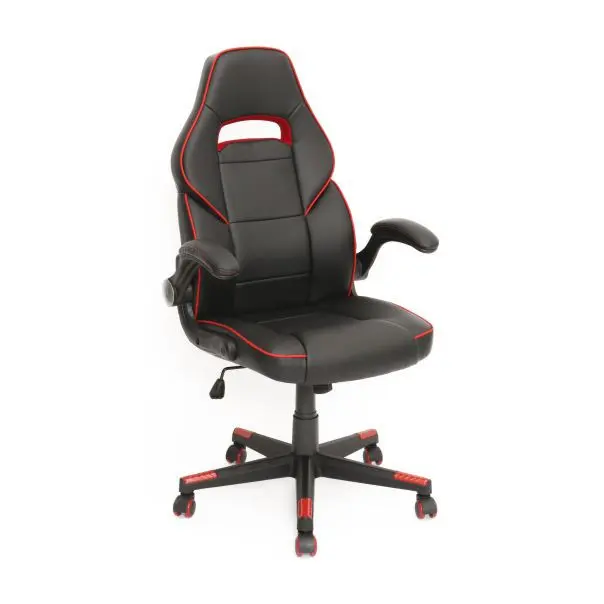 Ergonomska gaming stolica Petrol crveno-crna