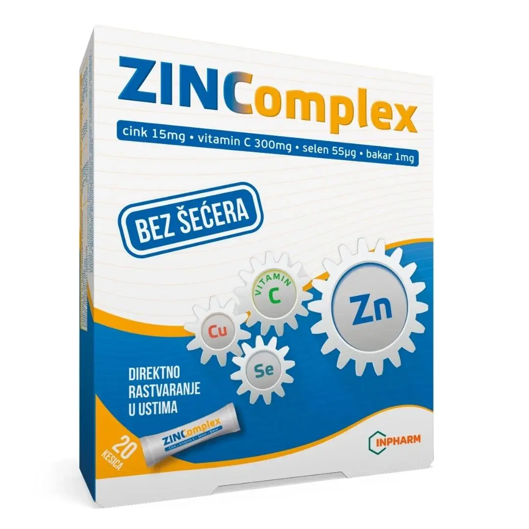 INPHARM Cink Direkt ZINComplex 20/1