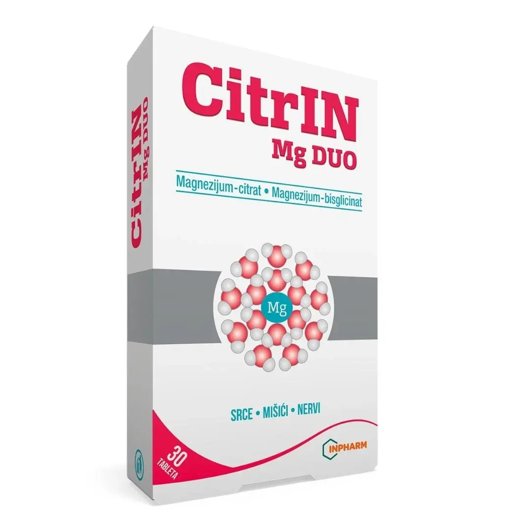 INPHARM CitrIN Mg Duo tablete 30/1
