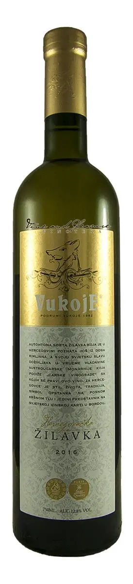 VUKOJE Žilavka belo vino 0,75 l