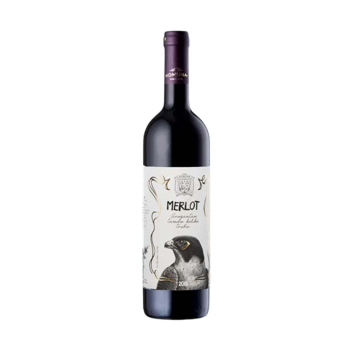 KOMUNA Merlot crveno vino 0,75 l