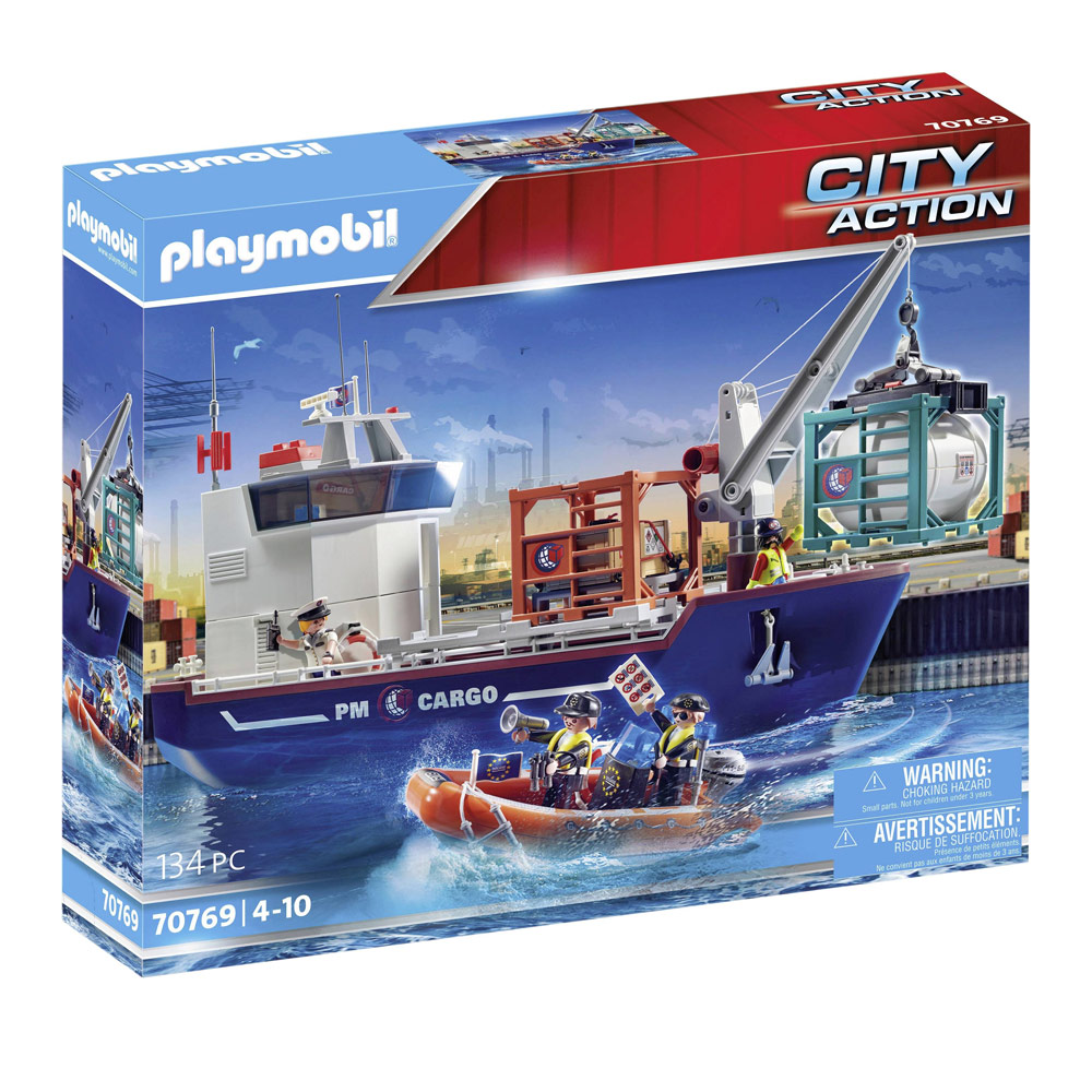 Playmobil City Action Kargo brod i čamac
Playmobil City Action Kargo brod i čamac