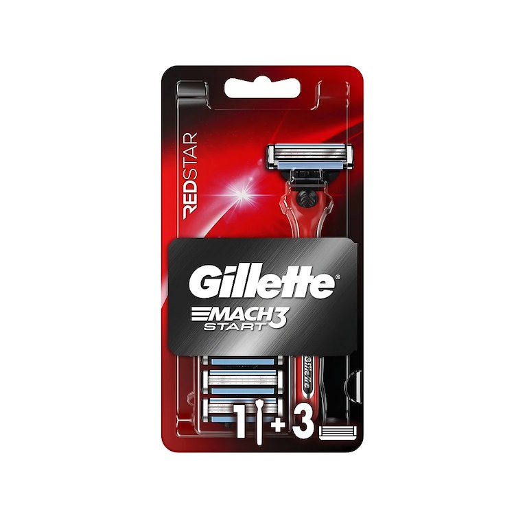 Gillette® Aparat MACH3 START RedStar sa 3 Brijača