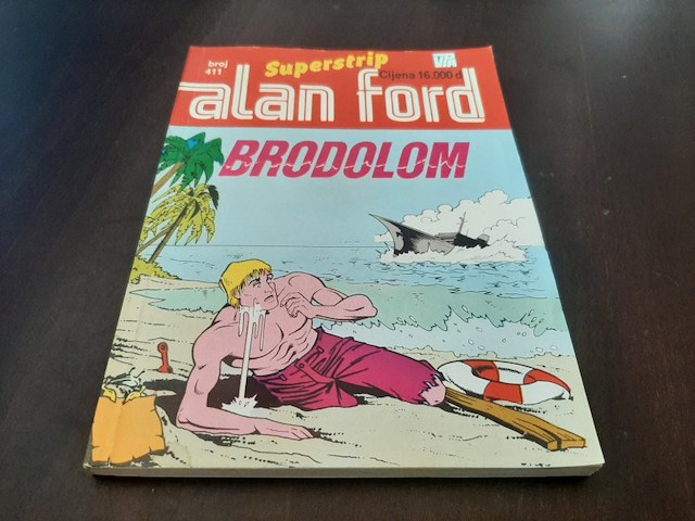 Brodolom Alan Ford 411 GLANC Superstrip Vjesnik