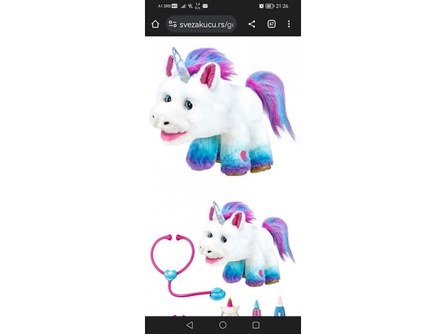 JEDNOROG Rainglow Unicorn Sa opremom za veterinare