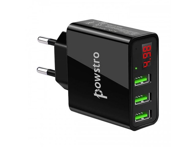 Ispravljač napona sa 3 USB porta i LCD displejom