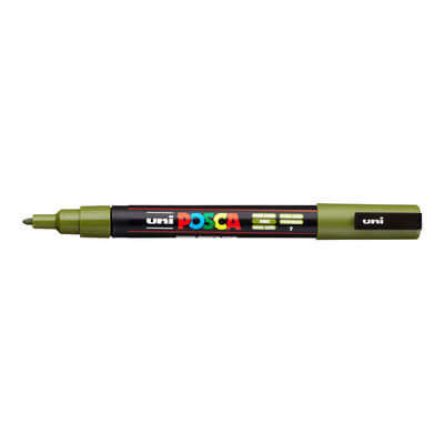 POSCA Marker UNI PC-3M khaki green