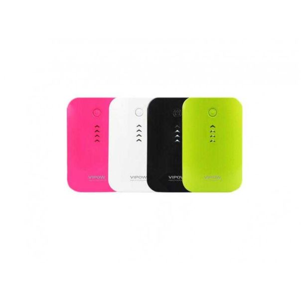 VIPOW Power bank 203, 6600mAh, bela