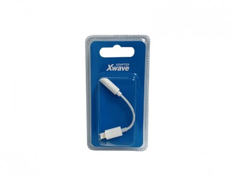 X WAVE Adapter Lightning (iPhone) na 3.5mm,duzina kabla 0.1m