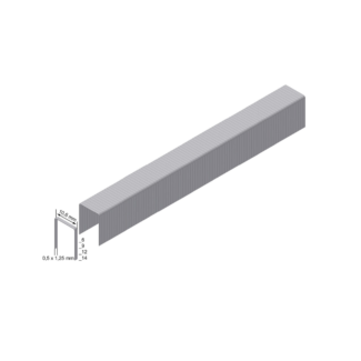 Milwaukee Pocinkovane spajalice za M12 BST, 10,6 x 1,25 x 12 mm, 750 kom, 4932492568