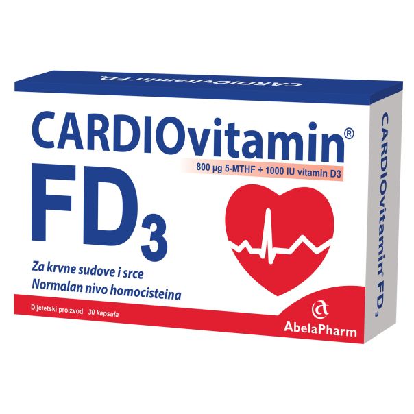 CARDIOvitamin FD3, 30 kapsula