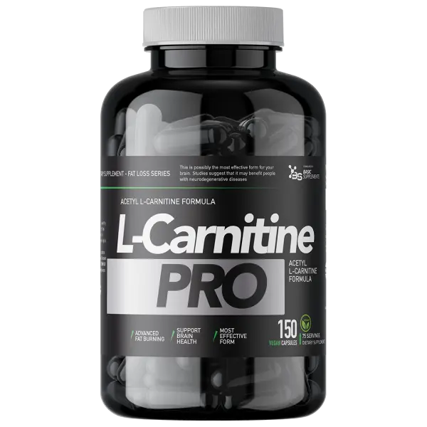 Acetyl L-Carnitine Pro 150cap vegan – Basic Supplements