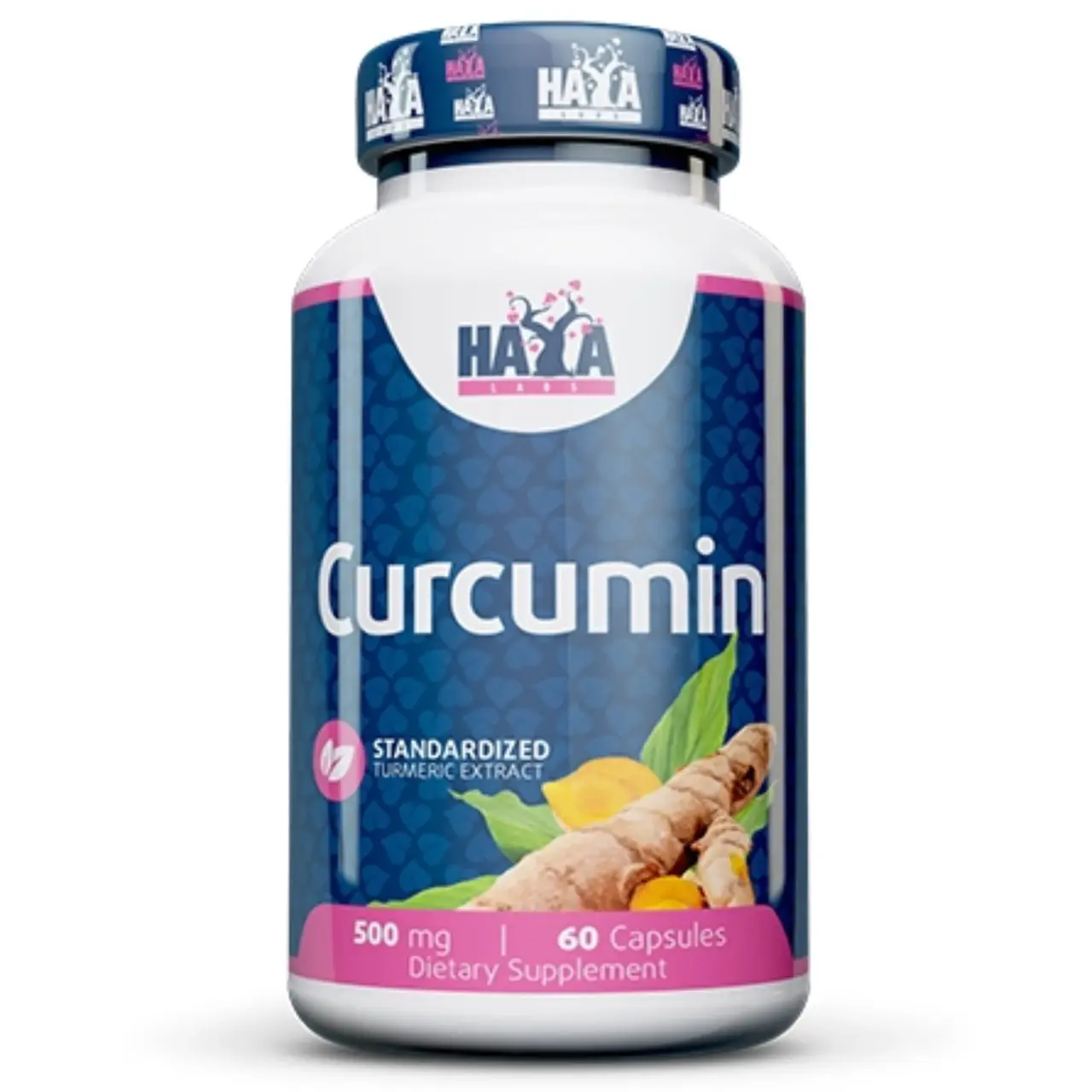 Curcumin turmeric extract 60cap/500mg – Haya Labs