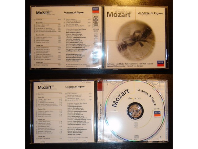 W.A.MOZART - Le Nozze Di Figaro (CD) Made in Germany