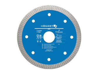 Hogert HT6D721 rezni dijamantni disk 115 mm, za rezanje keramike