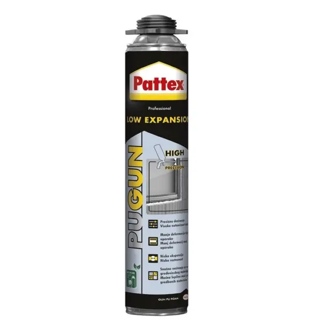 Pur pena niskoekspandirajuća 700ml pattex pro pištoljska