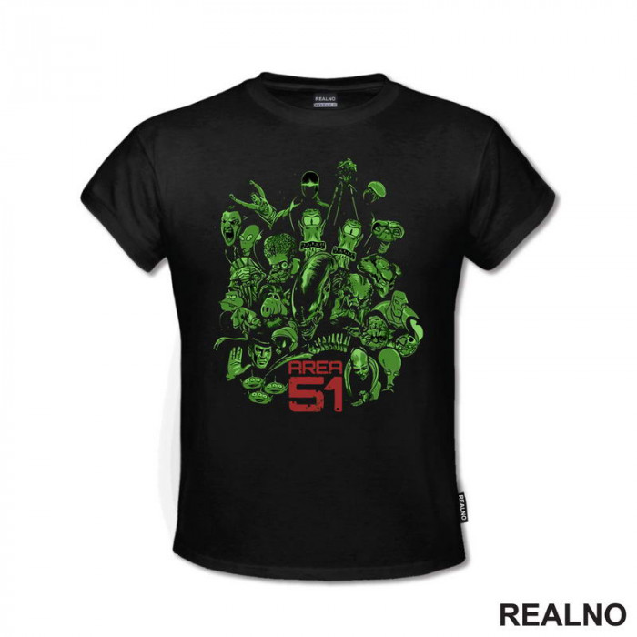 AREA 51 - ALIENS - MAJICA