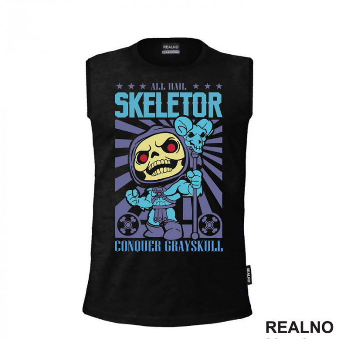 ALL HAIL SKELETOR - MASTERS OF THE UNIVERSE - MAJICA