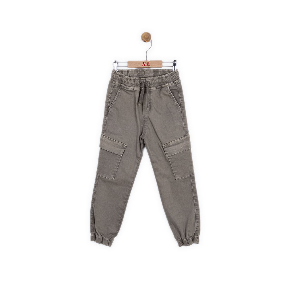 Nk kids pantalone za dečake maslinasto zelena Z2365707