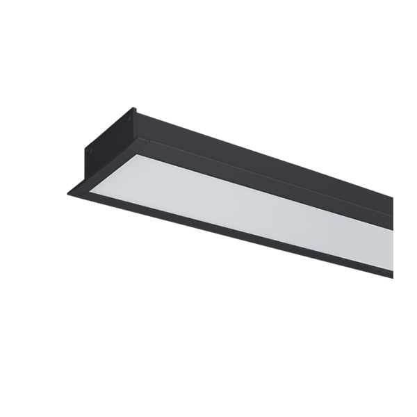 Ugradni Led profil S77 48W 4000K 1200mm Elmark 99BM1204048/BL