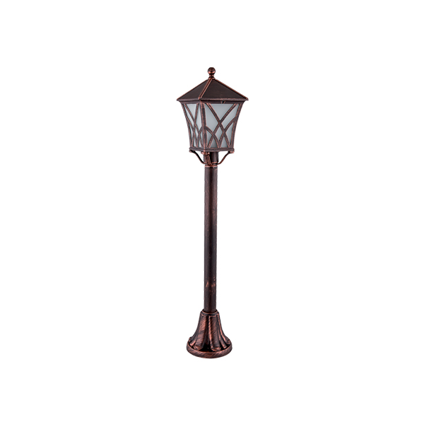 Baštenska lampa 1xE27 IP44 H830mm Alek Elmark 96305F/BRB