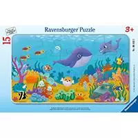 Ravensburger Puzzle slagalica za decu 15 delova Pod morem 05632