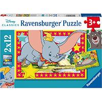 Ravensburger Puzzle slagalice 2x12 delova Zov Disney avanture 05575