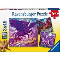 Ravensburger Slagalice 3x49 Mistična veličanstvena stvorenja 05678