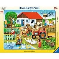 Ravensburger puzzle 15 delova - Šta gde staviti 06020