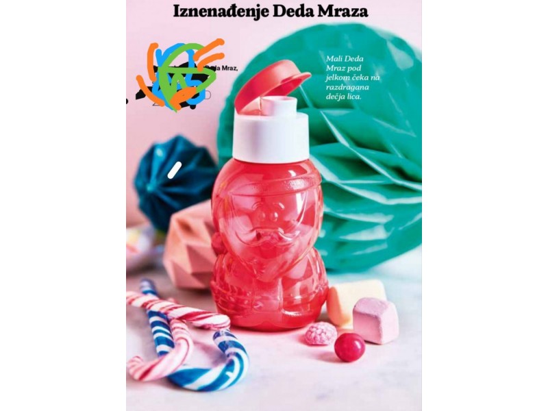 Tupperware Eko flaša 350ml Deda Mraz