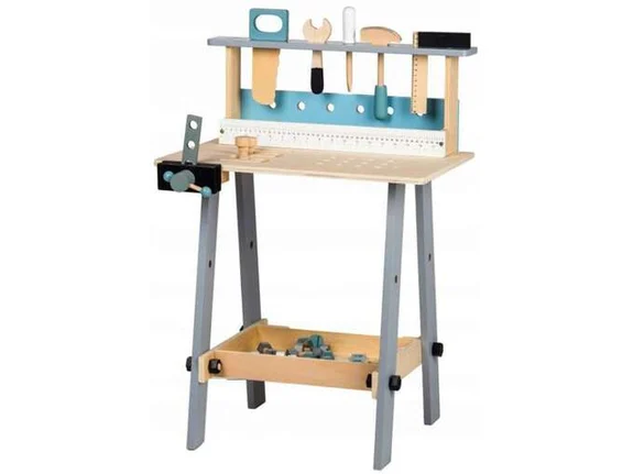 Eco Toys Drvena radionica Sto sa alatom 32 elementa
