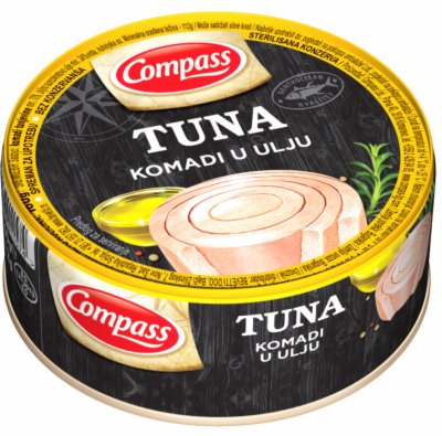 TUNA KOMADI U ULJU COMPASS 160G
TUNA KOMADI U ULJU COMPASS 160G