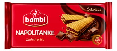 NAPOLITANKE COKOLADA BAMBI 185G
NAPOLITANKE COKOLADA BAMBI 185G