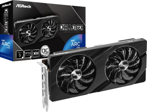 SVGA Asrock ARC A580 Challenger OC 8GB GDDR6 256bit, A580 CL 8GO