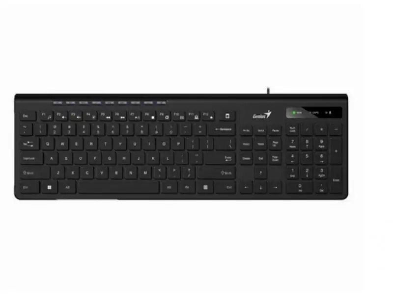 GENIUS SLIMSTAR 230II USB US CRNA TASTATURA