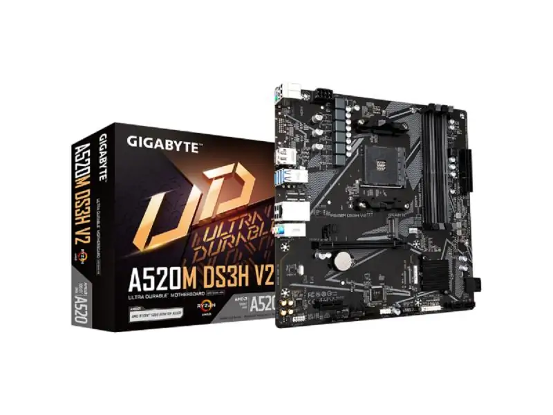 GIGABYTE AMD AM4 A520M DS3H V2 1.0 MATIČNA PLOČA