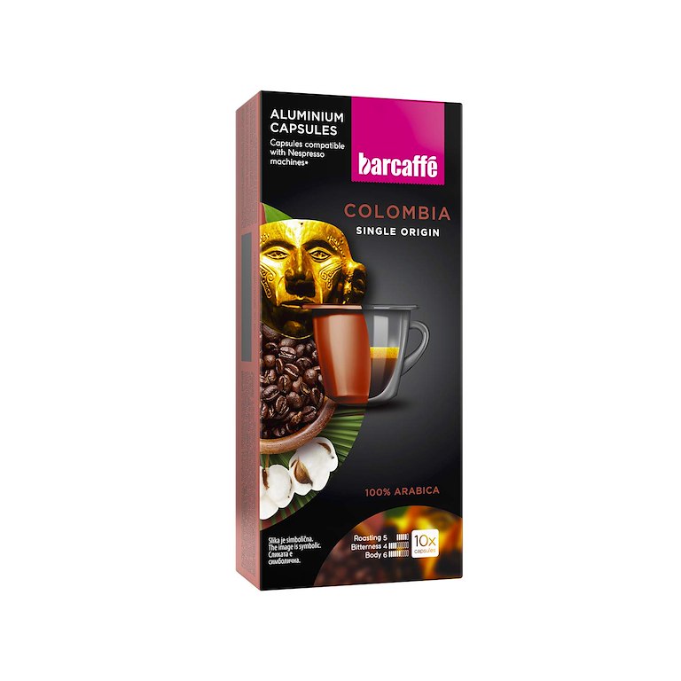 Barcaffe kolumbija 55g Nespresso