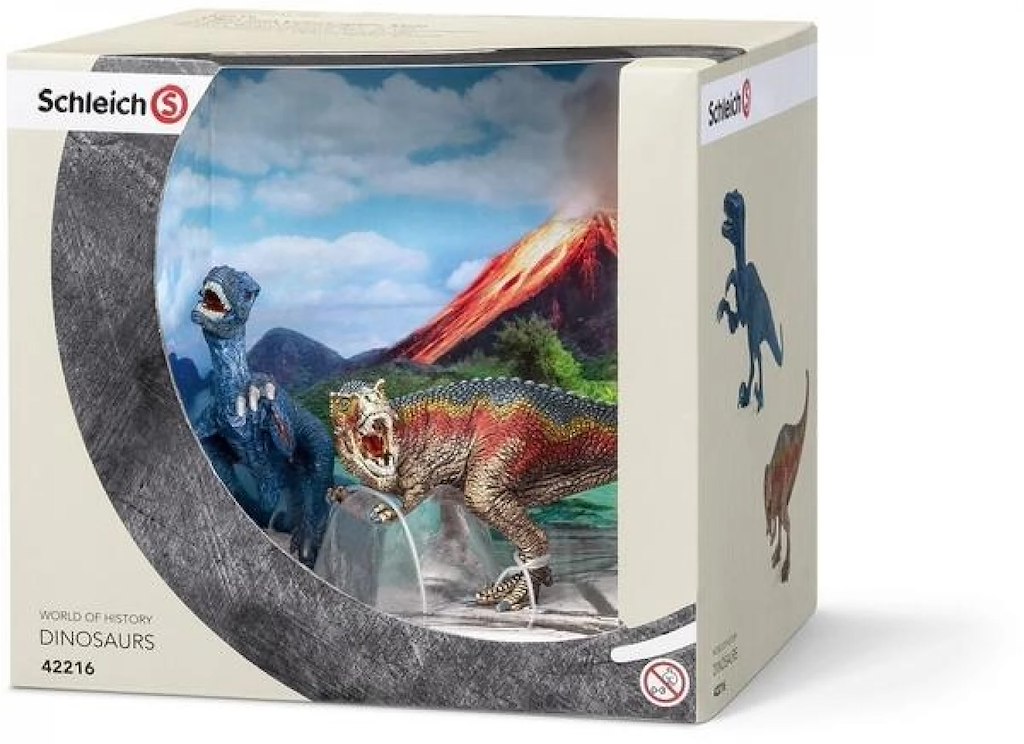 SCHLEICH FIGURE DINOSAURUS T-REX I VELOCIRAPTOR