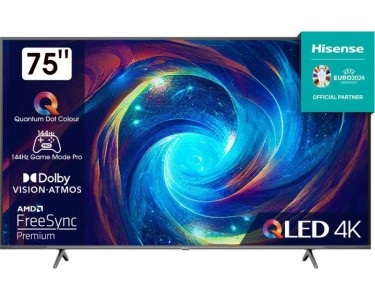 HISENSE 75 inča 75E7KQ PRO QLED 4K UHD Smart TV