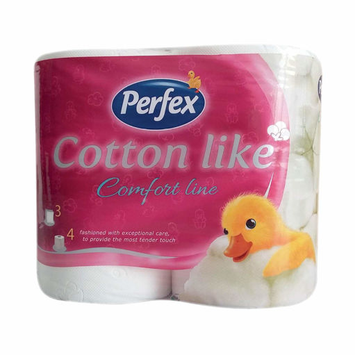 Toalet papir PERFEX cotton like 3sloja 4kom