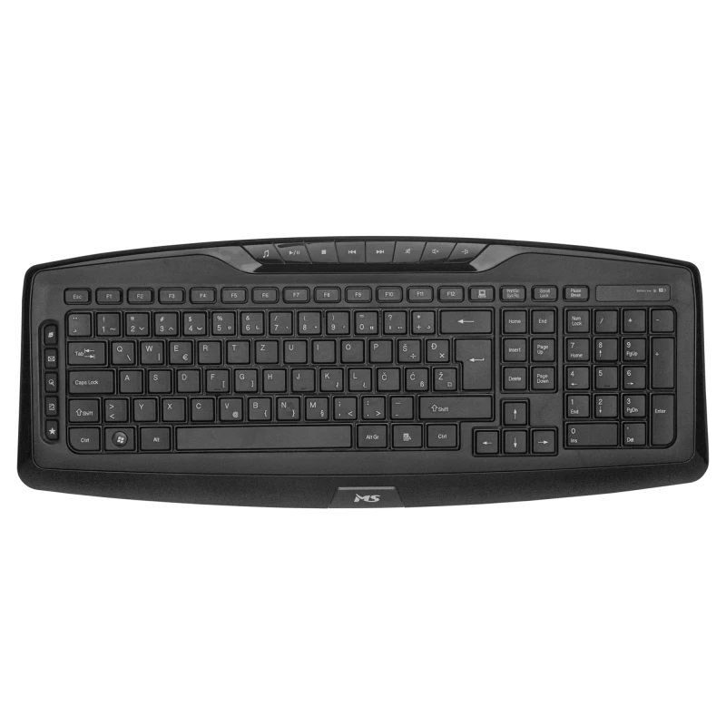 MS ALPHA M305 bežična tastatura crna