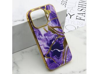 Futrola MARBLE za iPhone 15 Pro (6 1) ljubicasta