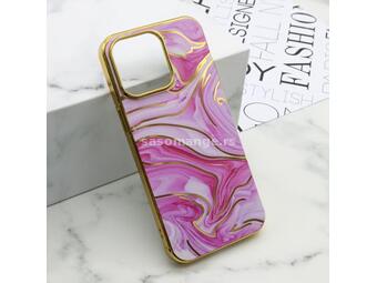 Futrola MARBLE za iPhone 15 Pro Max (6 7) roze