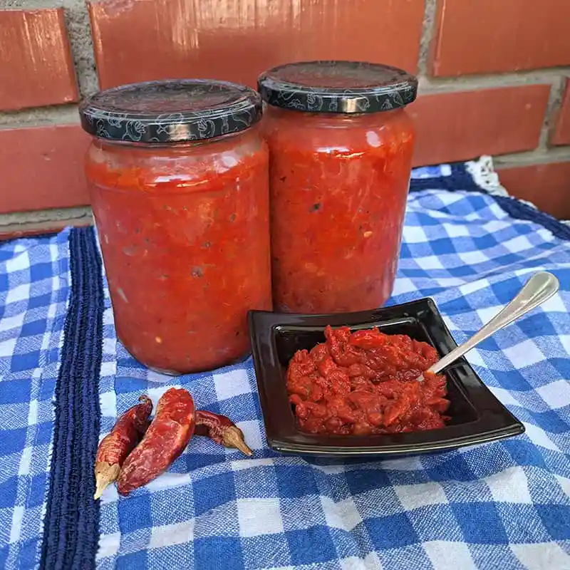 Domaći ljuti ajvar 720gr