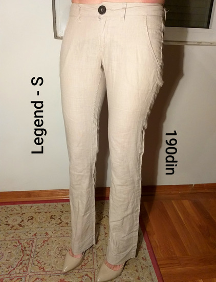 Legend ženske pantalone krem S/36