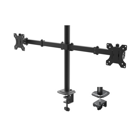 Alpha desk mount 2 x 10"-32",do 10 kg,Rotacija:360°,Tilt 90°,VESA100 x100 ( Alpha dual 10/32 desk mount )