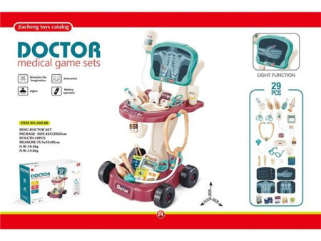 Ittl doktor set kolica 29delova ( 080581 )